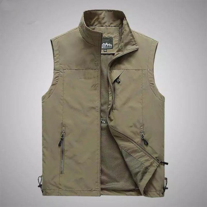 jaket Rompi jeep / rompi parasut / vest / rompi pria terbaru | Lazada ...