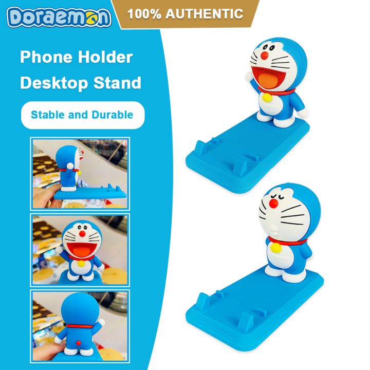 100% Authentic Doraemon Phone Holder Desktop Stand Stable and Durable ...