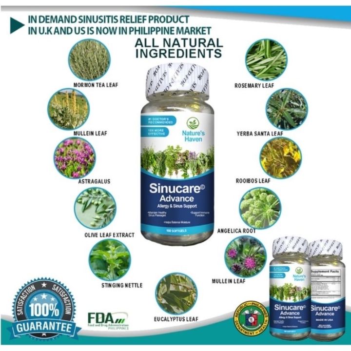 Sinucare Advance Allergy & Sinus Support - FDA approved | Lazada PH