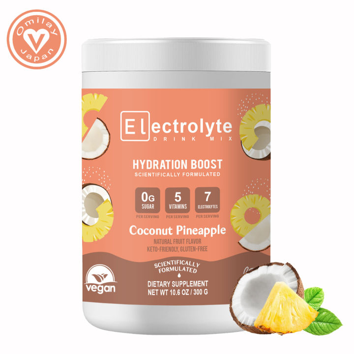 Omilay Electrolytes Powder Hydration Powder Electrolyte Drink Mix ...