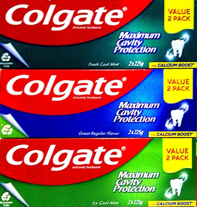 Colgate Anticavity Toothpaste Maximum Cavity protection For Calcium ...