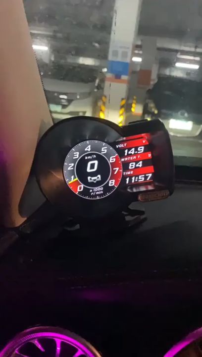 [Hadiah] F8PLUS PRO Car Smart Gauge OBD2 Display GPS Smart HUD Sistem ...