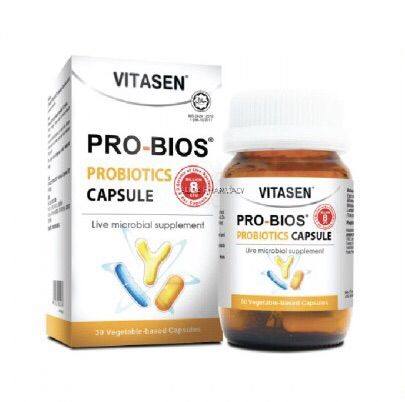 Vitasen Pro-Bios Probiotics Capsules 30s | Lazada