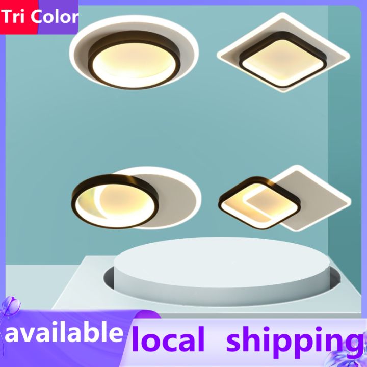Nordic Modern Tricolor Corridor Light Ceiling Light 24W Led Ceiling ...