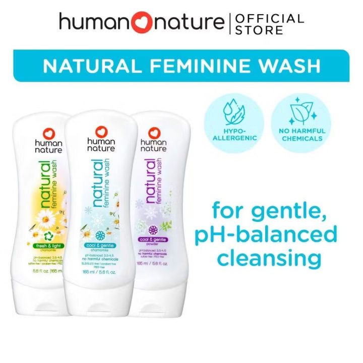 H♥️N Human Nature Feminine Wash (3 variants) 165ml 400ml | Lazada PH