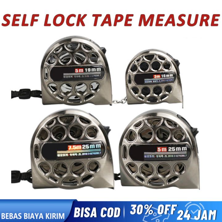 Meteran Bangunan 10 Meter Canggih 5 Meter Import Terbaik / Home Meteran Roll High Precision Self ...