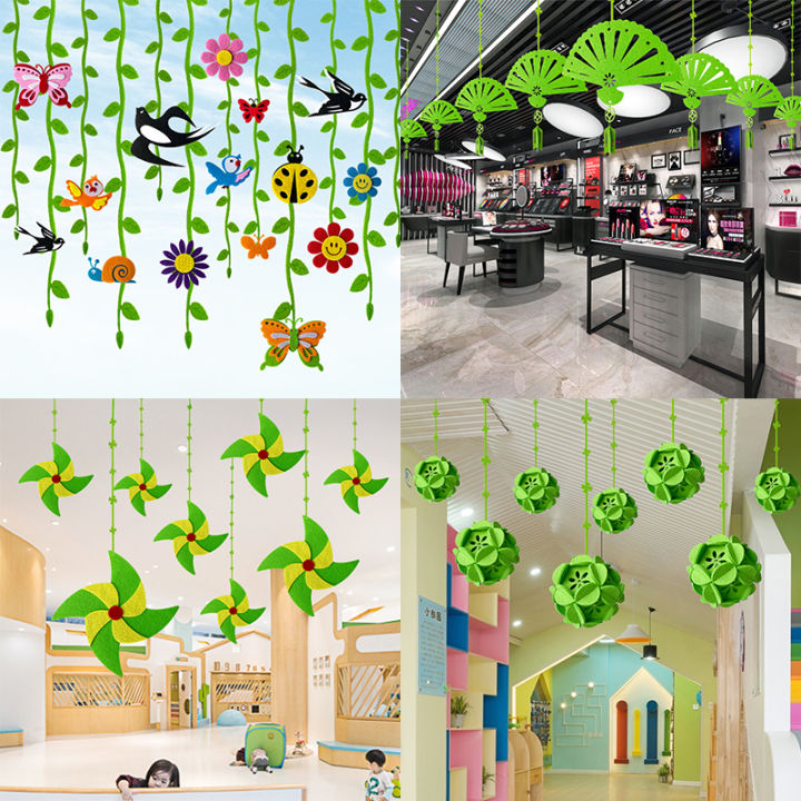 Spring Mall and Shop Ceiling Decoration Kindergarten Corridor Pendant ...