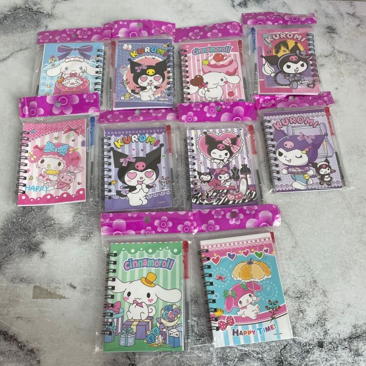 Buku Binder Sanrio Ukuran A7 Binder Sanrio Bermotif Free Pulpen Alat ...