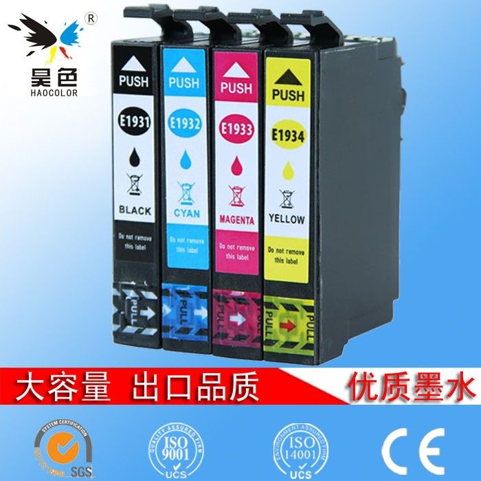 Hao Color Compatible with Epson 193 198 T1931 Ink Cartridge Wf2521 2531 ...