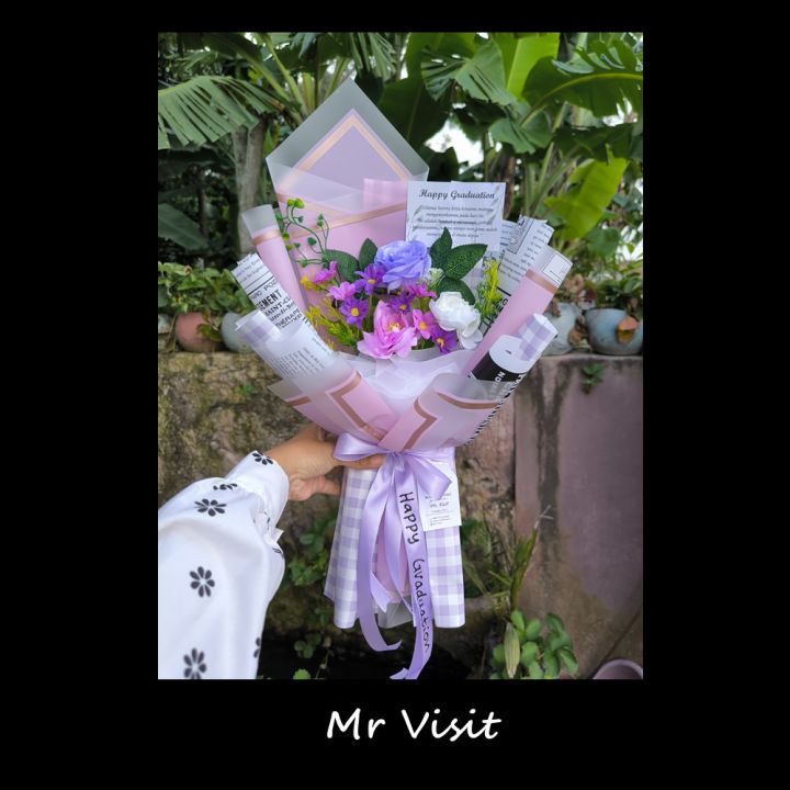 Mr Visit / Buket Wisuda Murah / Buket Wisuda Unik / Buket Bunga Hadiah ...