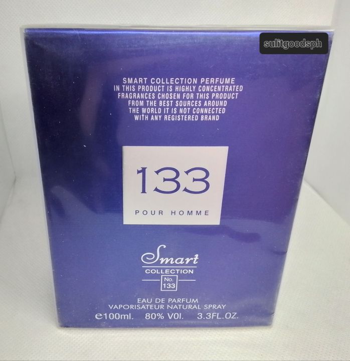 SMART COLLECTION PERFUME NO. 133 100 ML EDP FOR MEN | Lazada PH