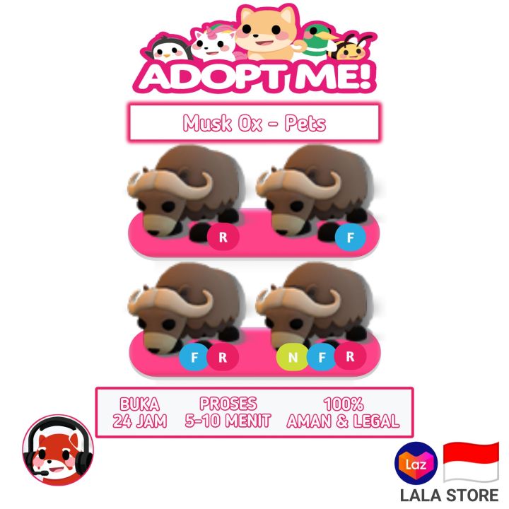 Adopt Me - Musk Ox - Roblox | Lazada Indonesia