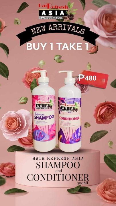 Hair refresh Asia Conditioner&Shampoo 500ml | Lazada PH