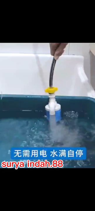 Kran Otomatis Bak Mandi 1/2 3/4 Sensor Keran Tandon Air Pelampung Toren ...