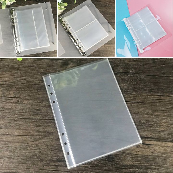 10 Pcs Binder Sleeves 1P 2P 4P Photo Album Binder Refill Inner Cards ...