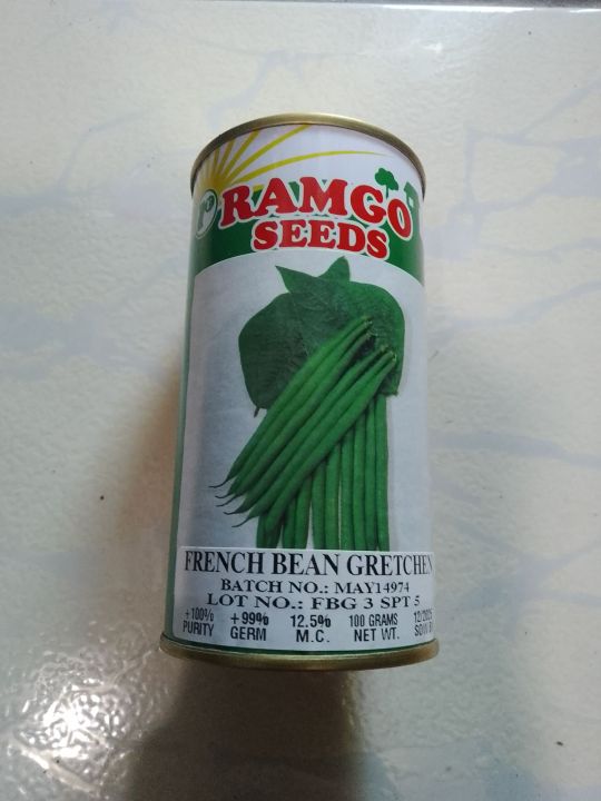 GRETCHEN FRENCH BEAN SEEDS(100GRAMS)RAMGO SEEDS | Lazada PH