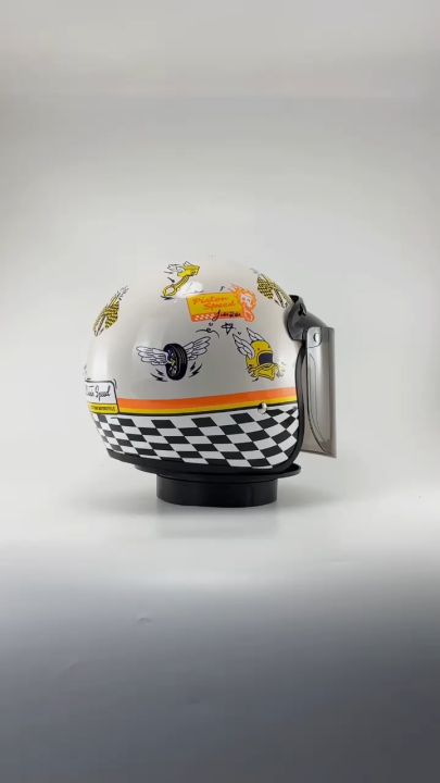 Helm Rsix Bogo Retro Motif Speed Custome Terbaru Kekinian 2024 Estetik ...
