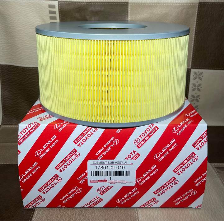 กรองอากาศ Toyota Hilux Tiger 1KZ ใหม่ ตูดทะลุ 3.0 (17801-05050 ...