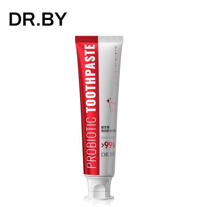 ยาสีฟัน dr.by Probiotics Whitening toothpaste 120กรัม | Lazada.co.th