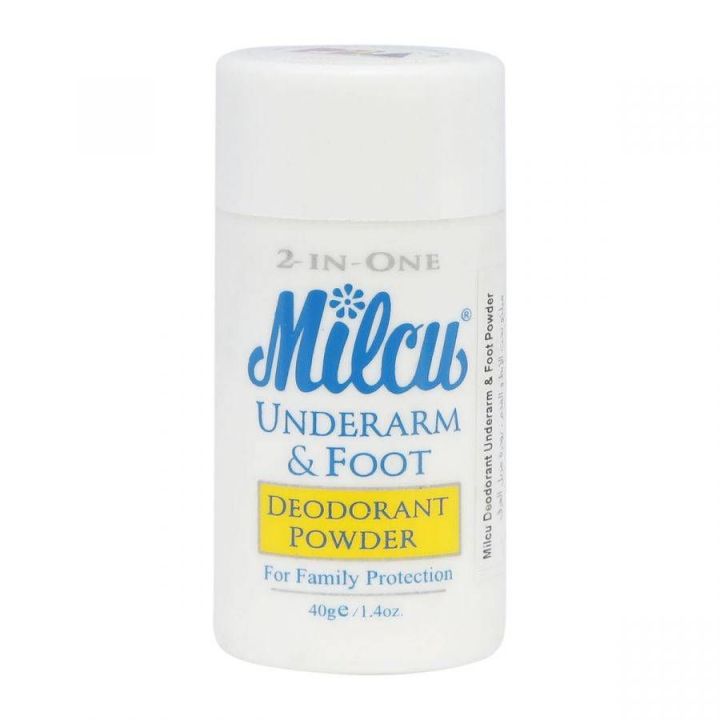 Milcu Underarm & Foot Deodorant Powder 40g | Lazada.co.th