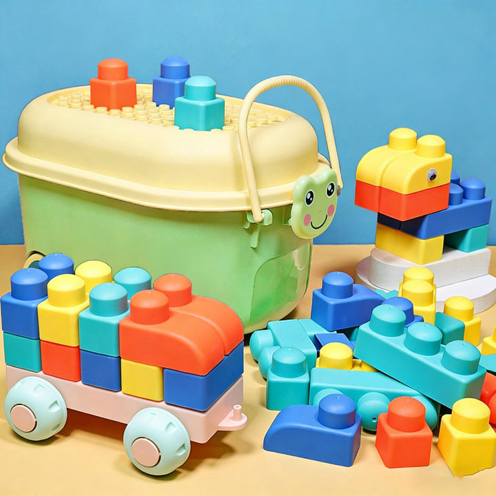 TAOZIAWA | Educational DIY Building Blocks Soft Chunky 1 Year Old | Lazada