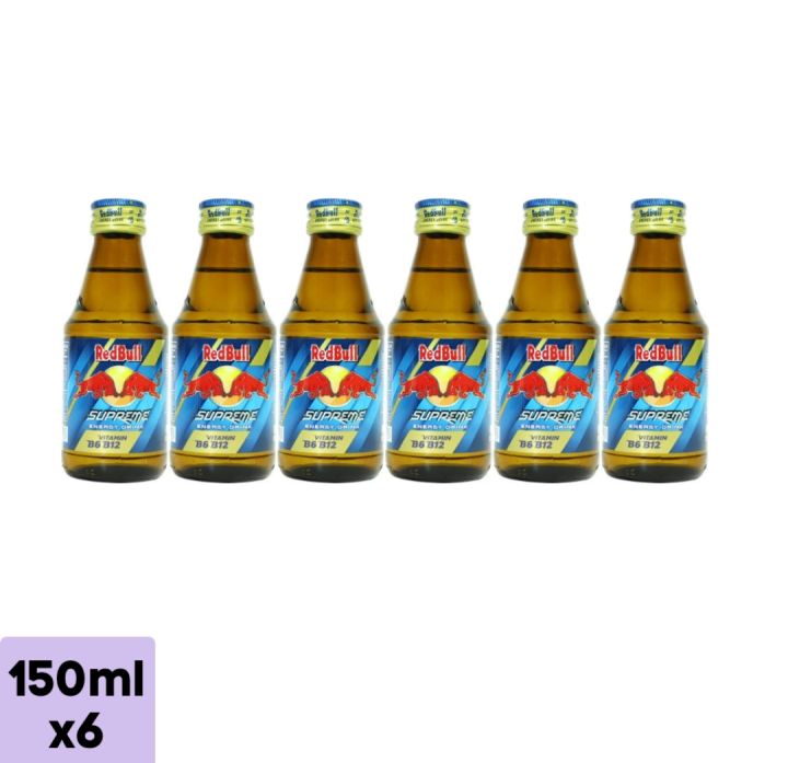 RED BULL SUPREME ENERGY DRINK | BUNDLE OF 6 | 150ML | VITAMIN B6 AND ...