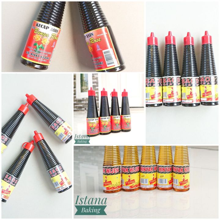 Aneka Saos Kecap Minyak Wijen Bumbu Dapur Penyedap Rasa Masakan ...