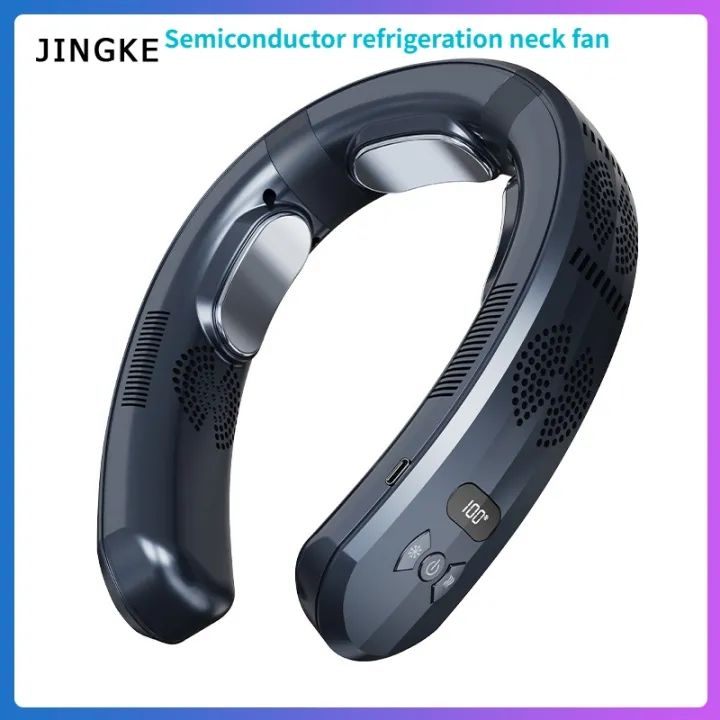 Semiconductor Refrigeration Bladeless Neck Fan 6000mah Portable USB ...