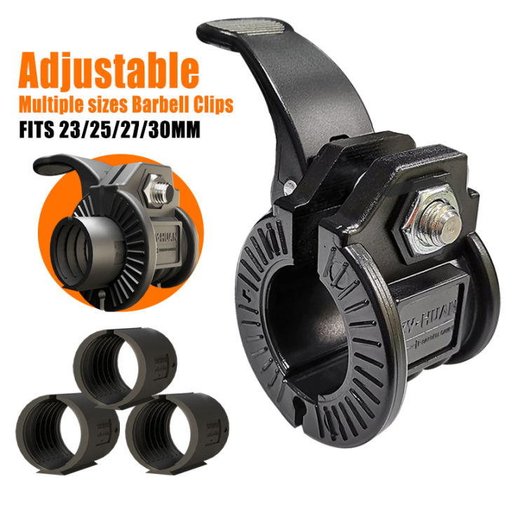 2 PCS 1 Inch Dumbbell barbell collar Change size Locking Dumbbell Bar ...