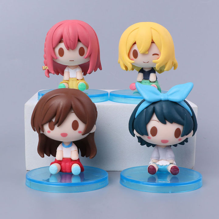 Fastshipment 4PCS Cute Rent A Girlfriend Chizuru Mizuhara Anime Figure ...