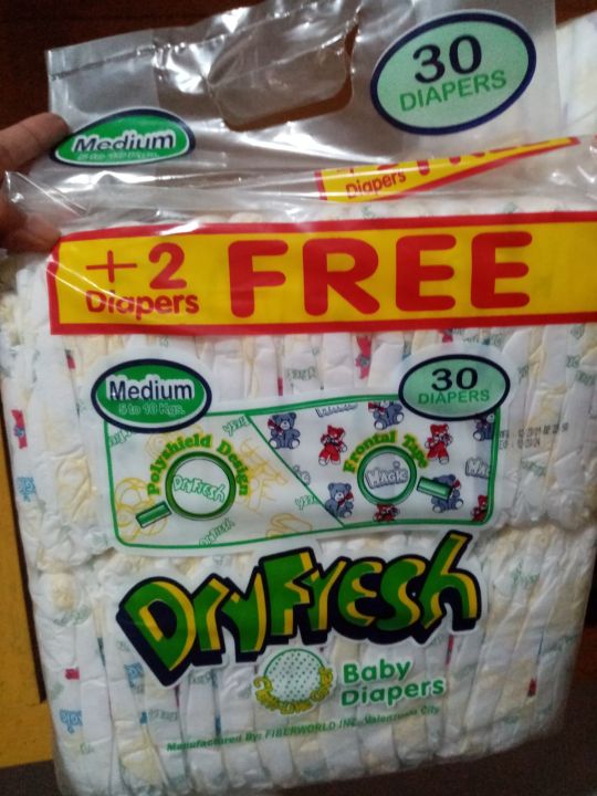 Dry fresh Magic Baby diaper Newborn,M, L, XL 30pcs +2 | Lazada PH