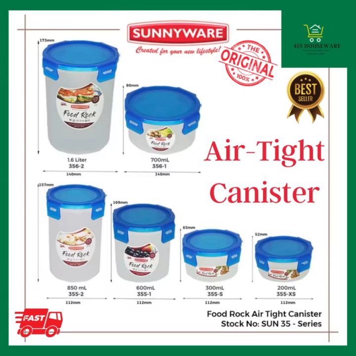 Air-Tight Canister Container Lock n' Lock Leak Proof Garapon No-leak ...