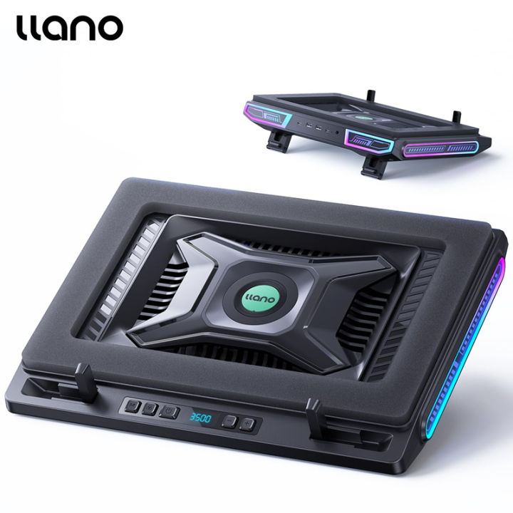 Llano V10 Laptop Cooling Pad Equipped Rpm 3500 Gigantic Turbo-Fan Rapid ...