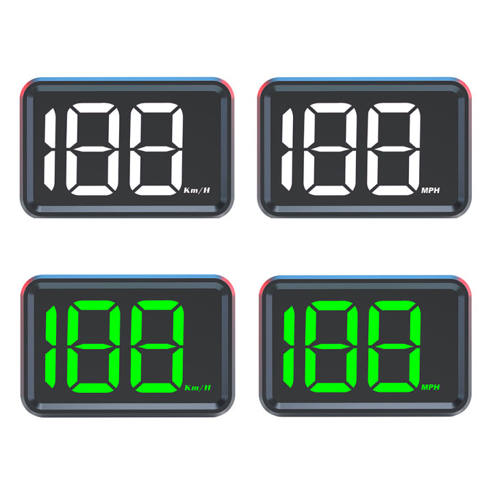 [Uehomeie]GPS KMH MPH HUD Digital Speedometer Head Up Display Speed ...