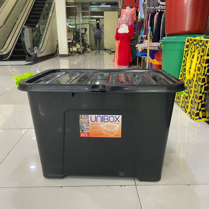 Unibox Storage 80L Black | Lazada PH