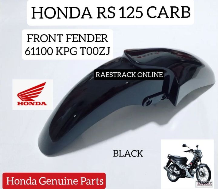 HONDA RS/XRM 125 CARB FRONT FENDER BLACK | Lazada PH