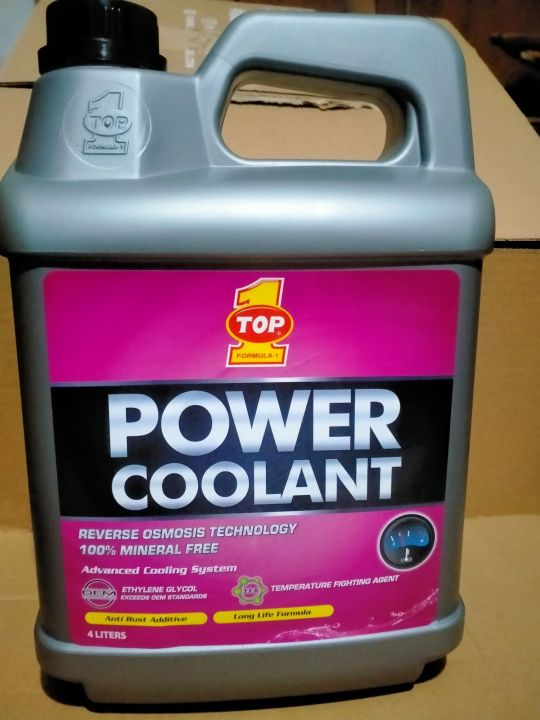 Air radiator Top1 Power Coolant Merah Galon (4 liter) | Lazada Indonesia
