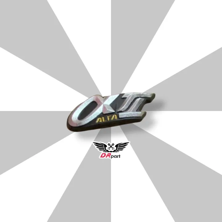 LOGO EMBLEM SAYAP BODY MOTOR YAMAHA ALFA REPLIKA ORIGINAL LOGO SAYAP ...