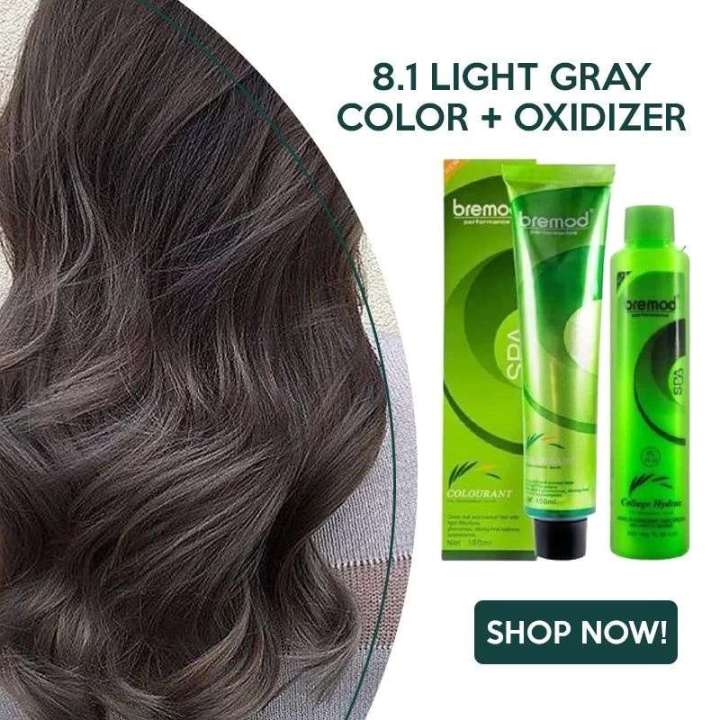 Bremod 8.1 Light Gray Hair Color 100ml | Lazada PH