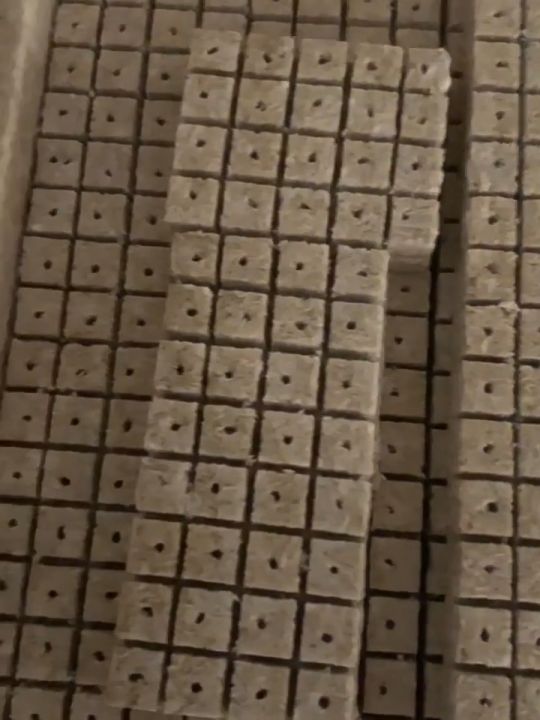 Rockwool Cubes Hydroponics MI0512 1.5" Rockwool Starter Plugs For ...