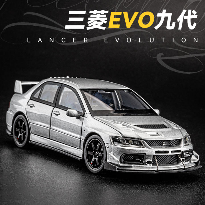 Mitsubishi EVO Car Model Alloy Racing Car Toy for Boys Collectible ...