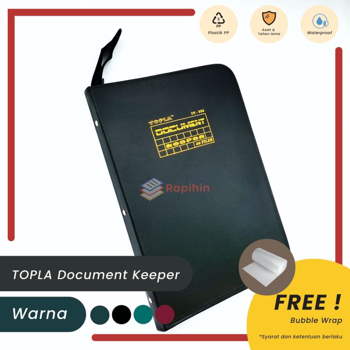 Topla Dokumen Keeper Map Resleting Map Anti Air Map Dokumen isi 40 ...