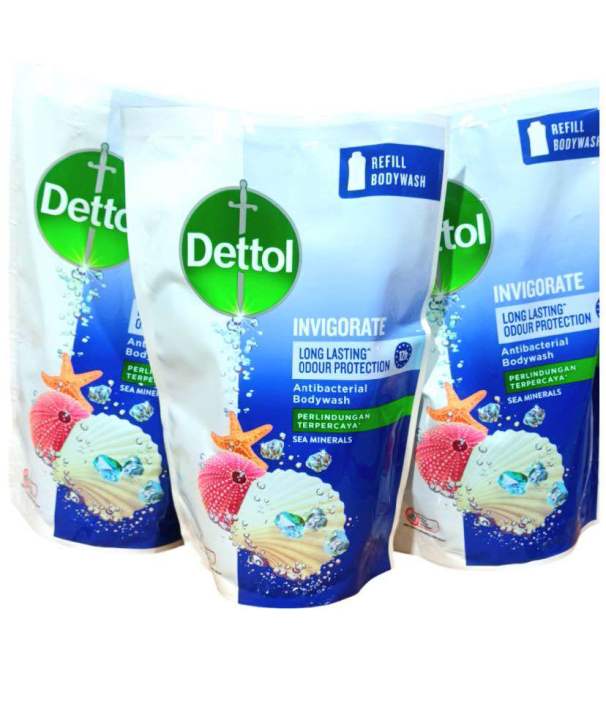 Dettol Sabun Cair Reffil Invigorate 410g Body wash Dettol Anti Bakterial | Lazada Indonesia