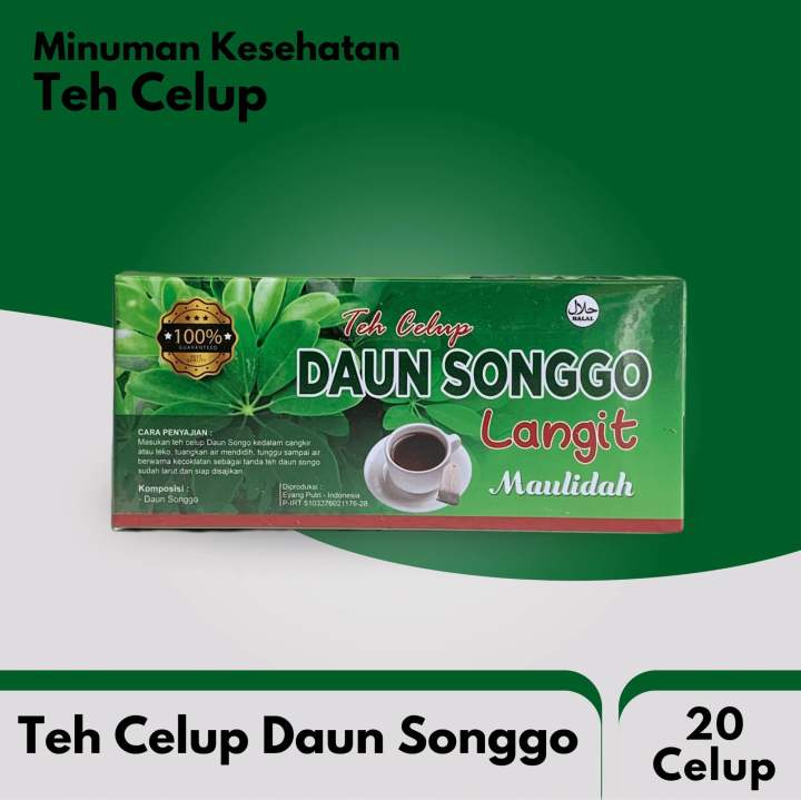 Teh Daun Songgo Langit Herbal 20 Celup | Lazada Indonesia