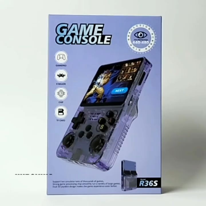 R36S Retro Handheld Video Game Console Linux System 3.5 Inch IPS Screen ...
