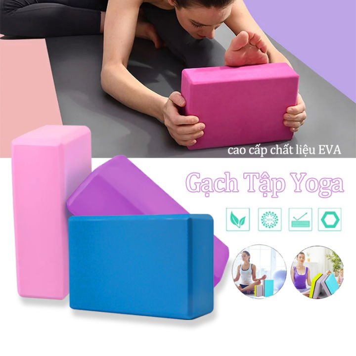 Gạch tập Yoga cao cấp EVA nặng 120g,gối tập Yoga xốp cao cấp EVA cứng ...