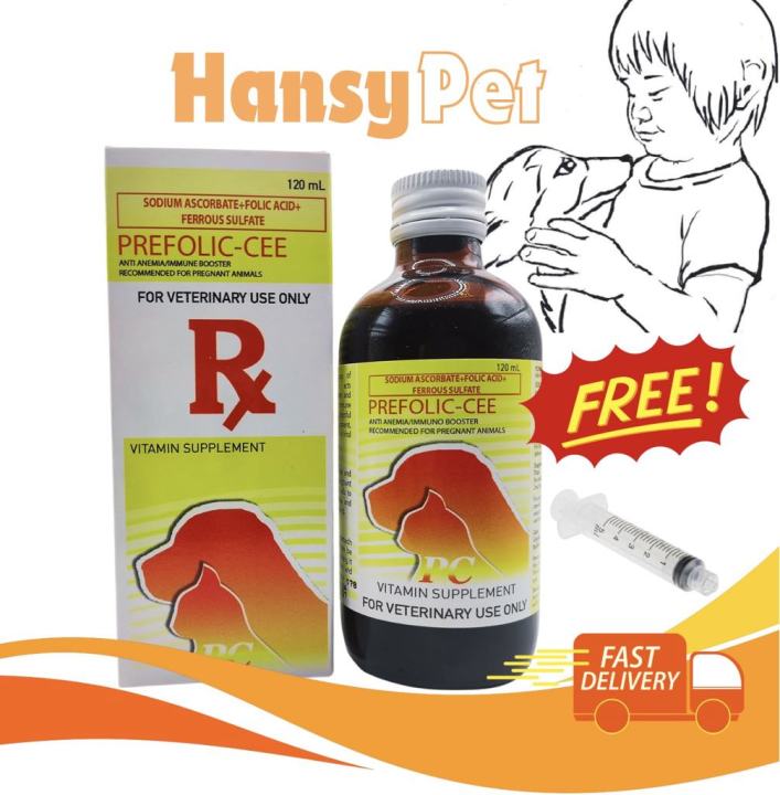 Prefolic-Cee (Sodium Ascorbate + Folic Acid + Ferrous Sulfate) 120ml ...