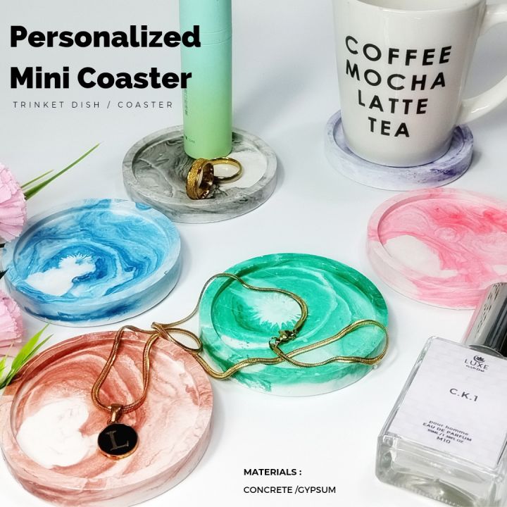 Mini concrete coaster Personalized Souvenir and Giveaways | Lazada PH