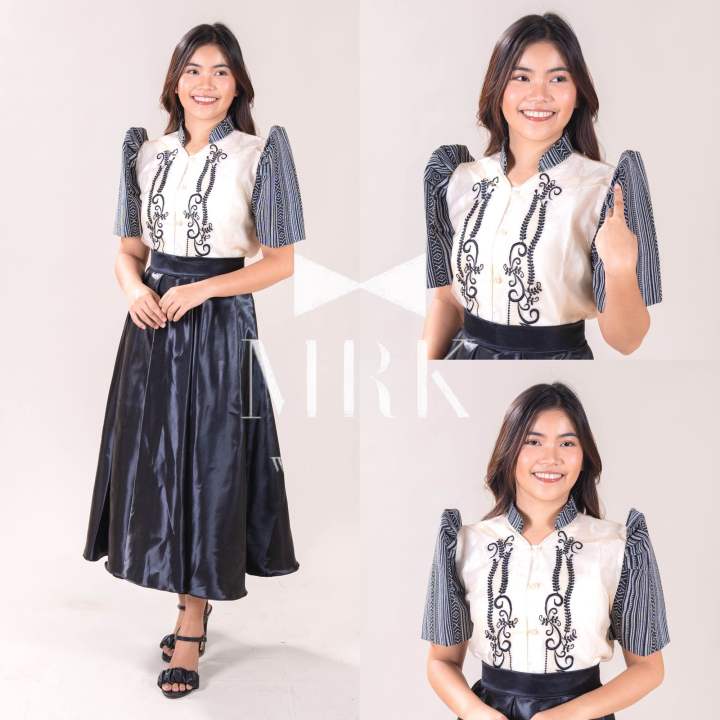 Ethnic Filipiniana Ladies Barong- Assorted Burda | Lazada PH