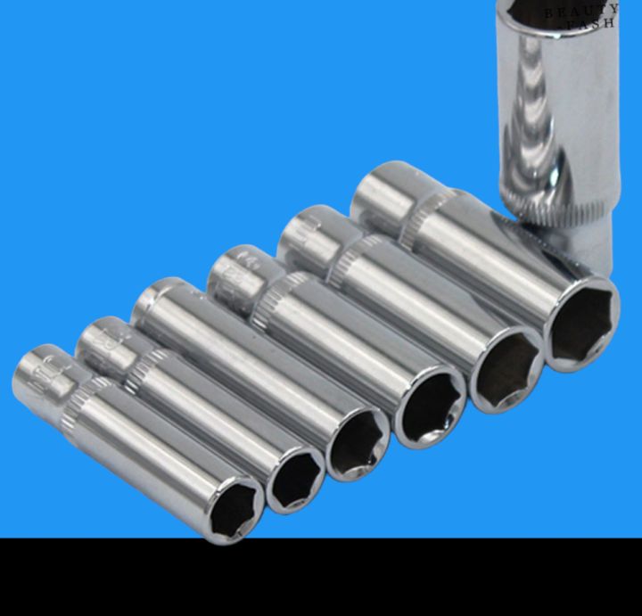 Deep socket 3/8 drive 6 points silver | Lazada PH